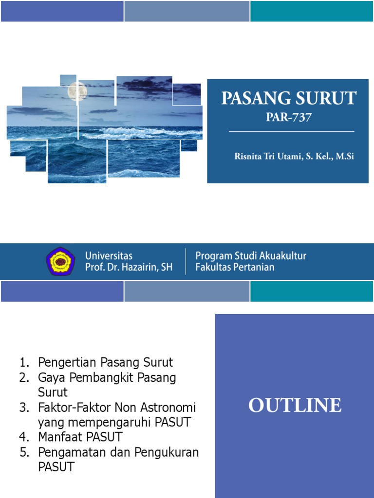 Jenis dan Pengaruh Pasang Surut | PDF