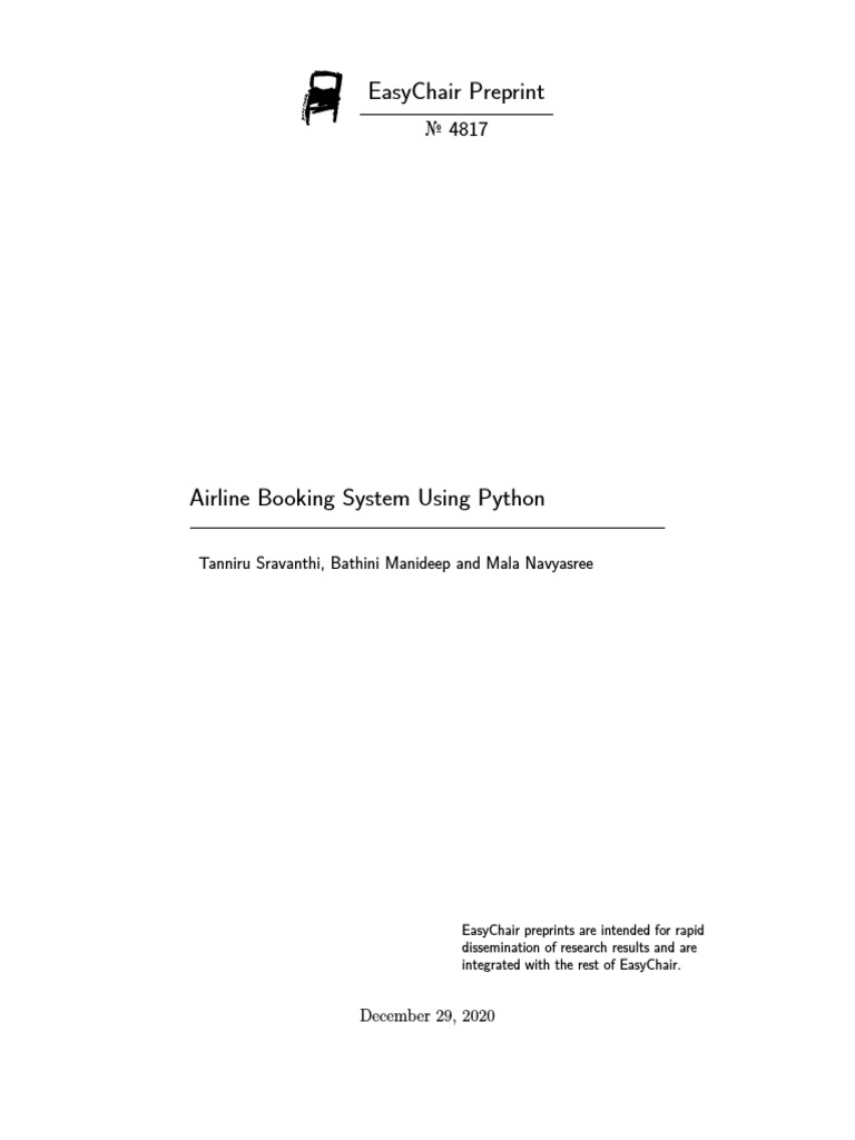 EasyChair Preprint 4817 | PDF | Human–Computer Interaction | Software