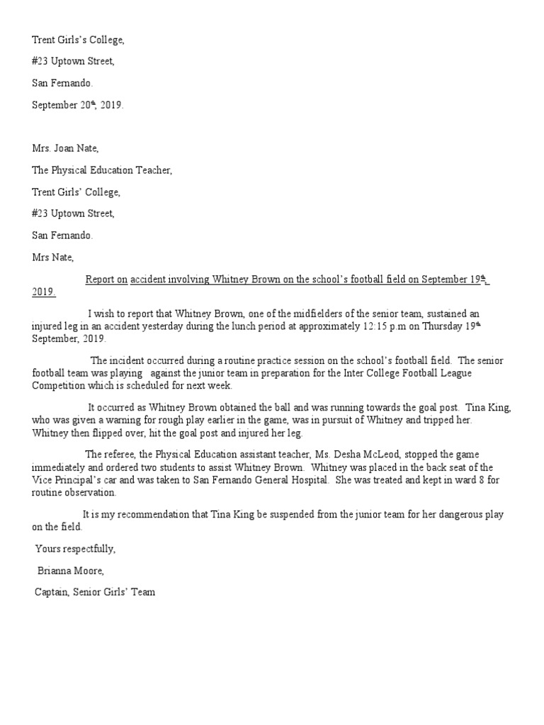 Sample Simple Report | PDF