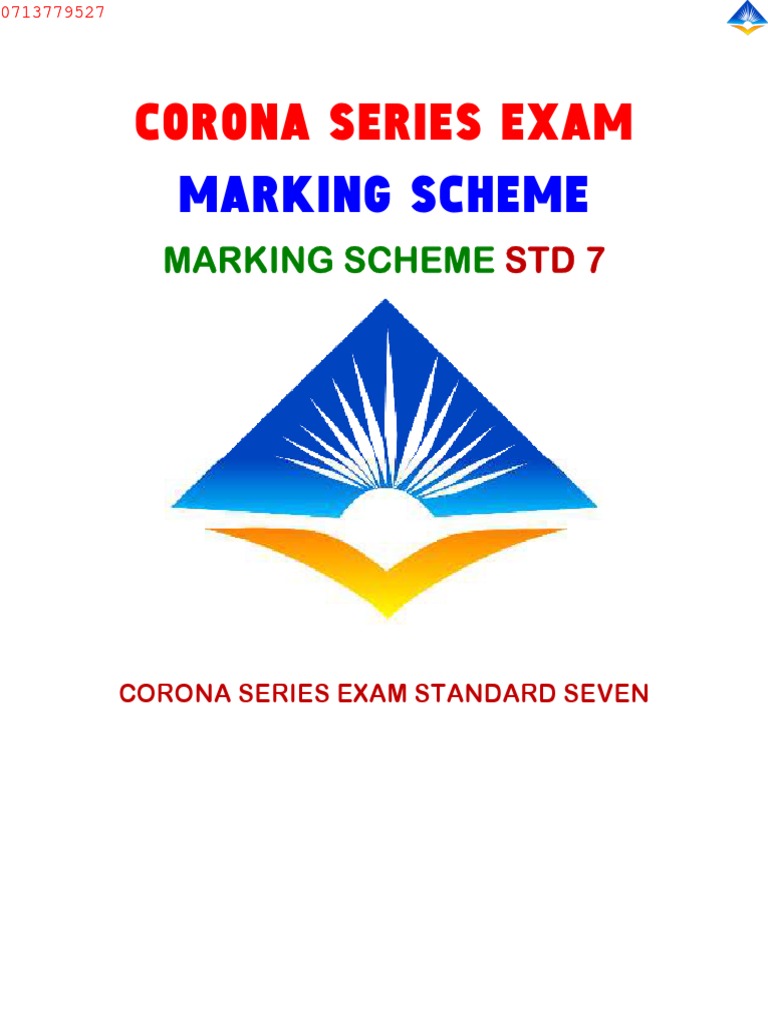 Marking Scheme STD 7 Corona Series | PDF | Technology & Engineering
