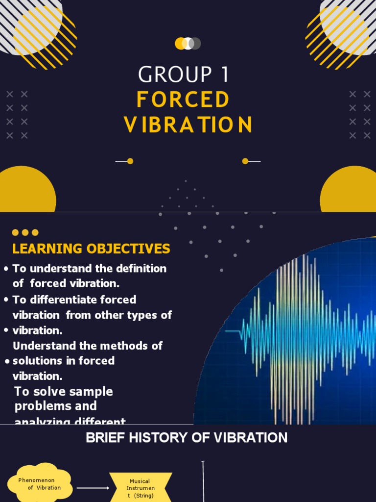 Forced Vibration Group 1 | PDF | Resonance | Damping
