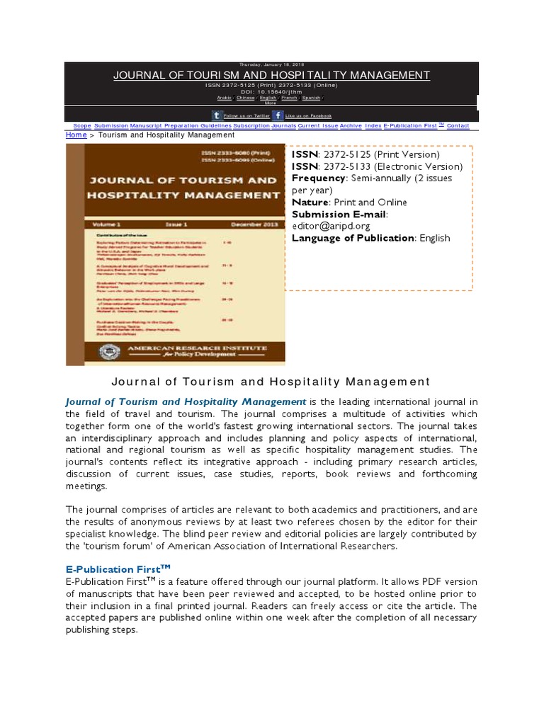 Role of Tourism in Economy of Bali and Indonesia | PDF | Academic ...