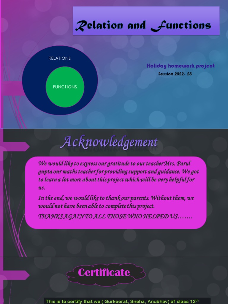 Relation and Functions | PDF | Function (Mathematics) | Mathematical Concepts
