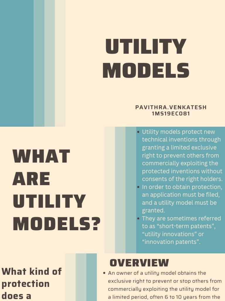 Utility Models | PDF | Small And Medium Sized Enterprises | Patent