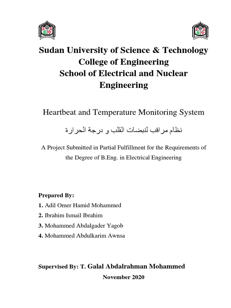 Heartbeat and Temperature Monitoring System | PDF | Microcontroller ...