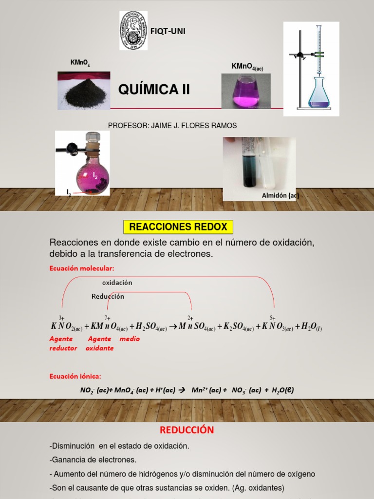 Titulación Redox | PDF | Redox | Química