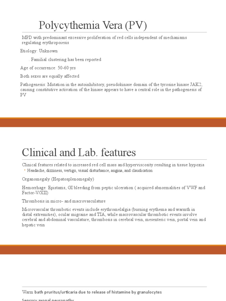 Polycythemia Vera | PDF | Bone Marrow | Hematology