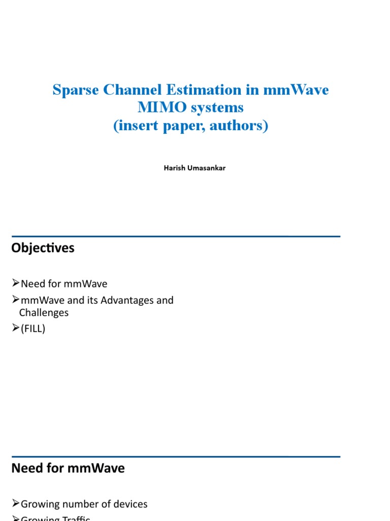 Sparse Channel Estimation | PDF Sparse Channel Estimation | PDF