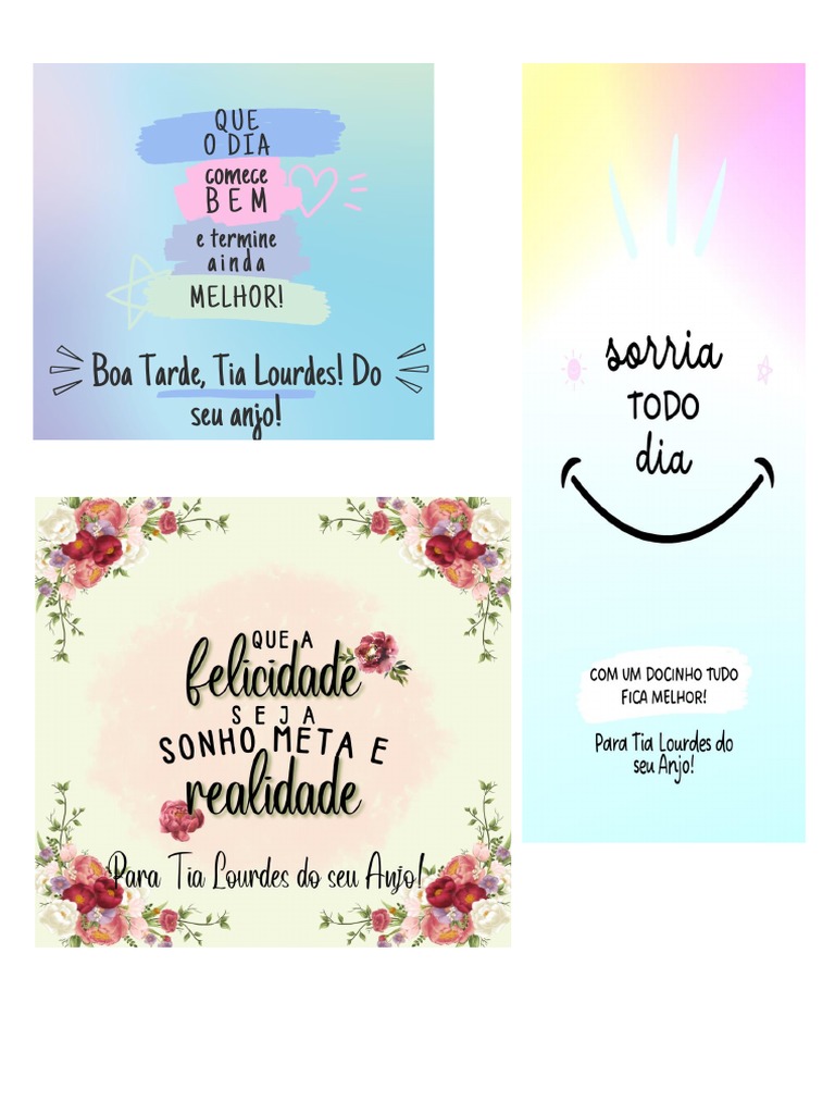 Cartões de Amizade | PDF