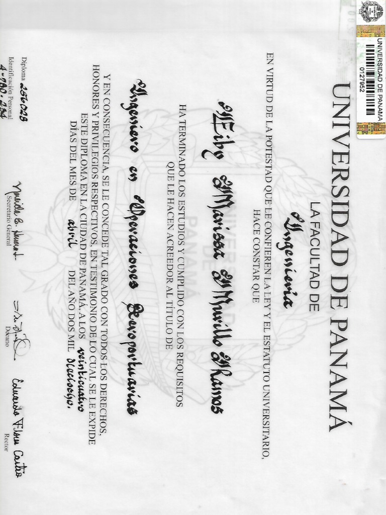 Diploma Universitario | PDF