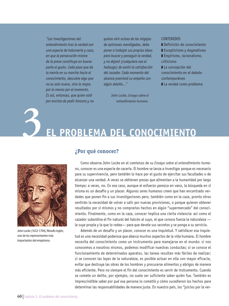 El Conocimiento | Descargar gratis PDF | Empirismo | Conocimiento