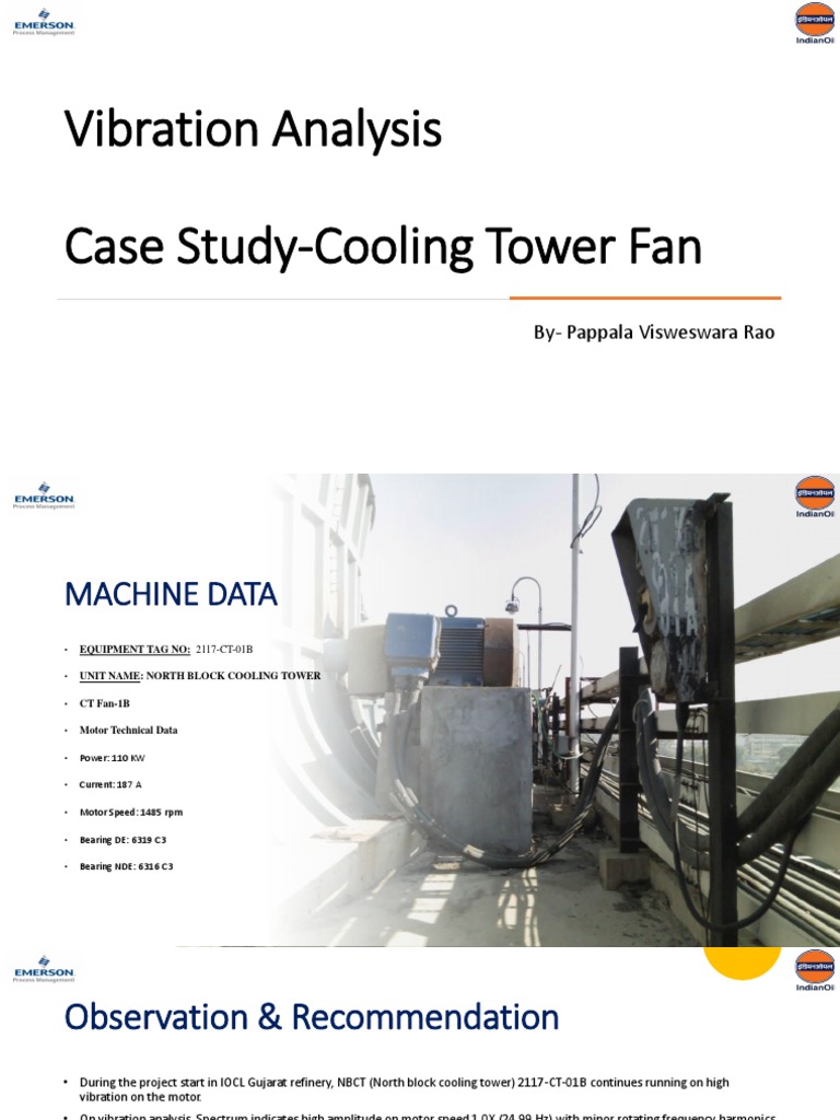 Case Study of Cooling Tower Fan | PDF