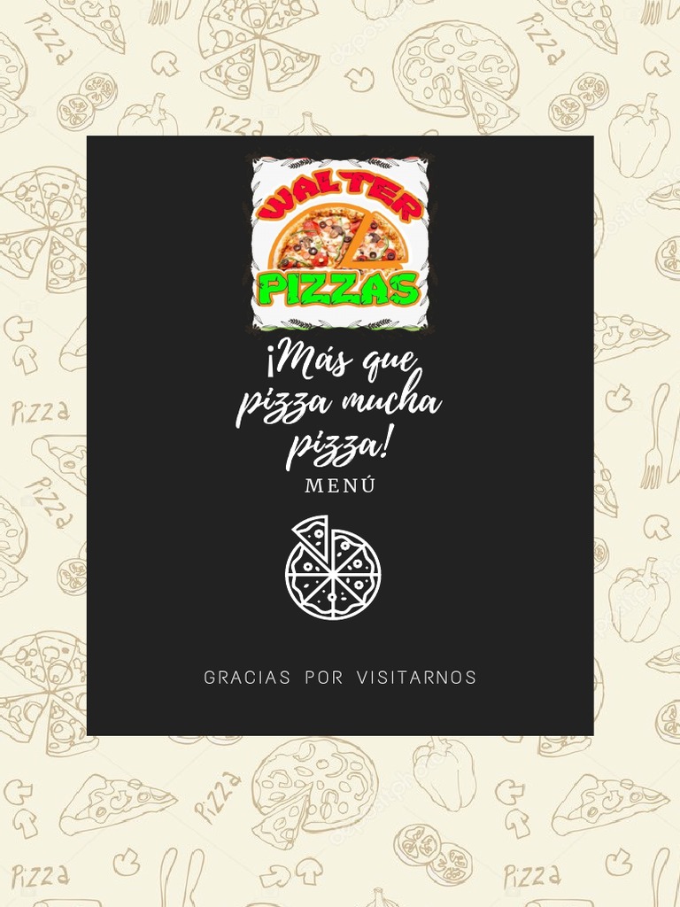 Menú Walter | PDF | Pizza | Industria de alimentos