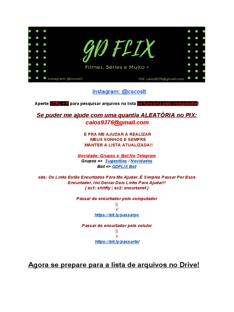 GD FLIX - Filmes, Séries E Muito + | PDF | As Crônicas de Nárnia | Star ...