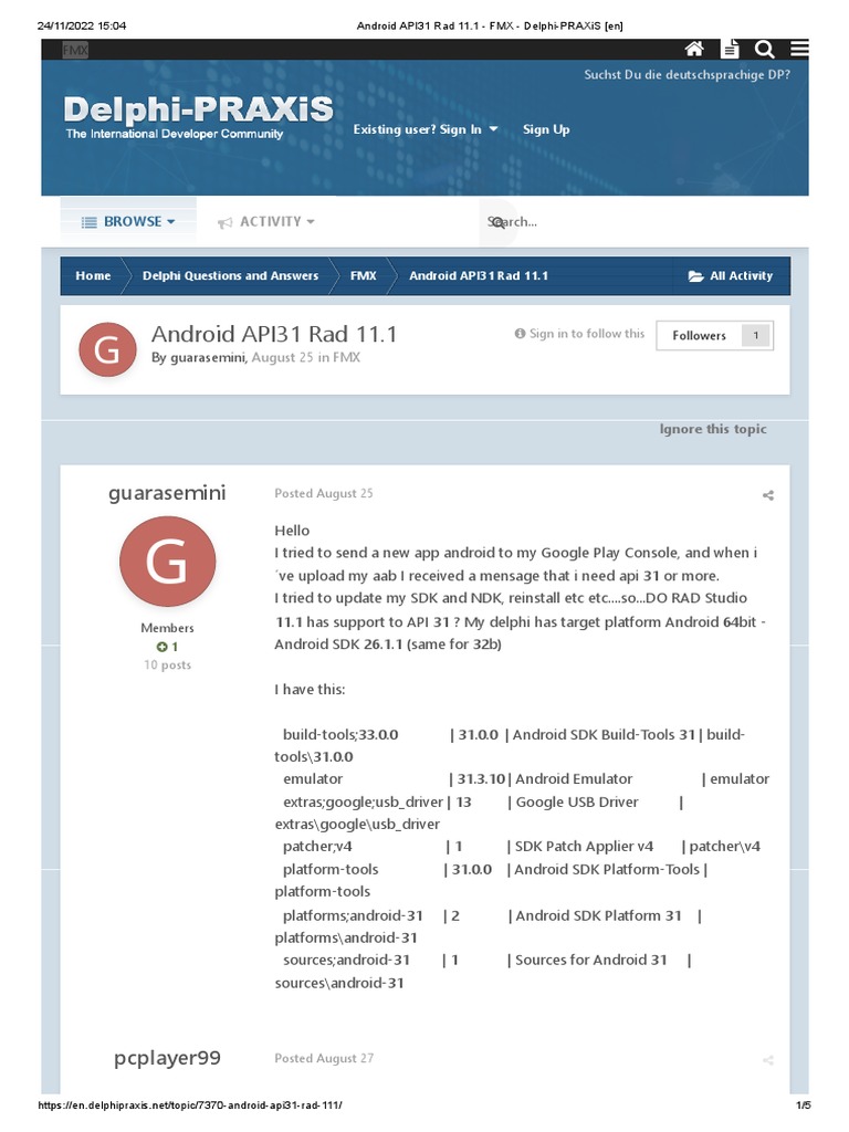 Android API31 Rad 11.1 - FMX - Delphi-PRAXiS (En) | PDF | Android (Operating System) | Google Play