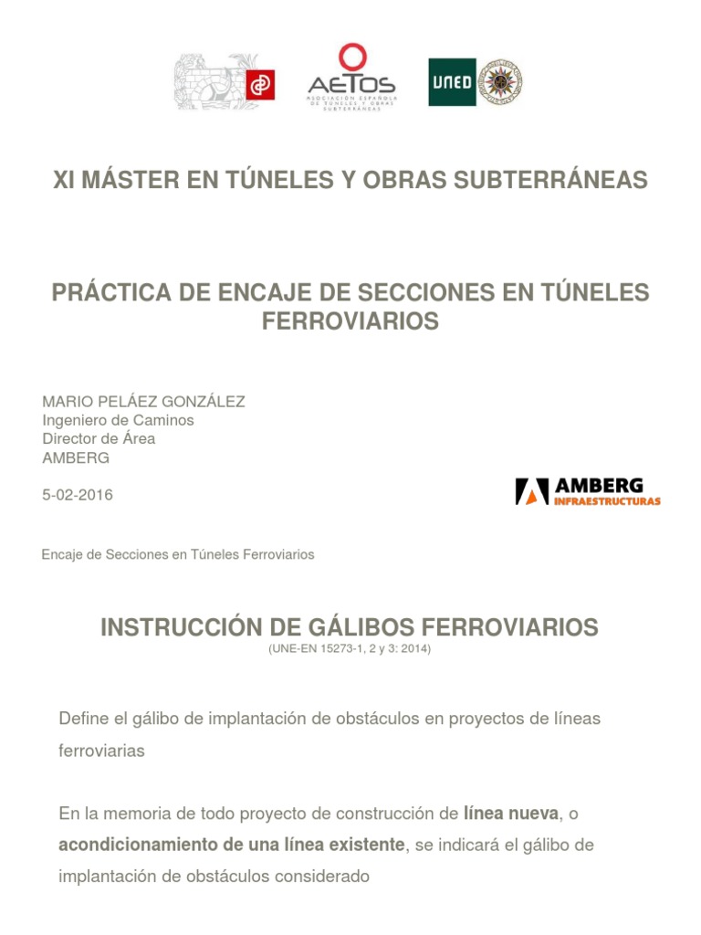 M2 Practica Encaje Secciones FC | PDF | Transporte de tierra | Ingeniería de Transporte