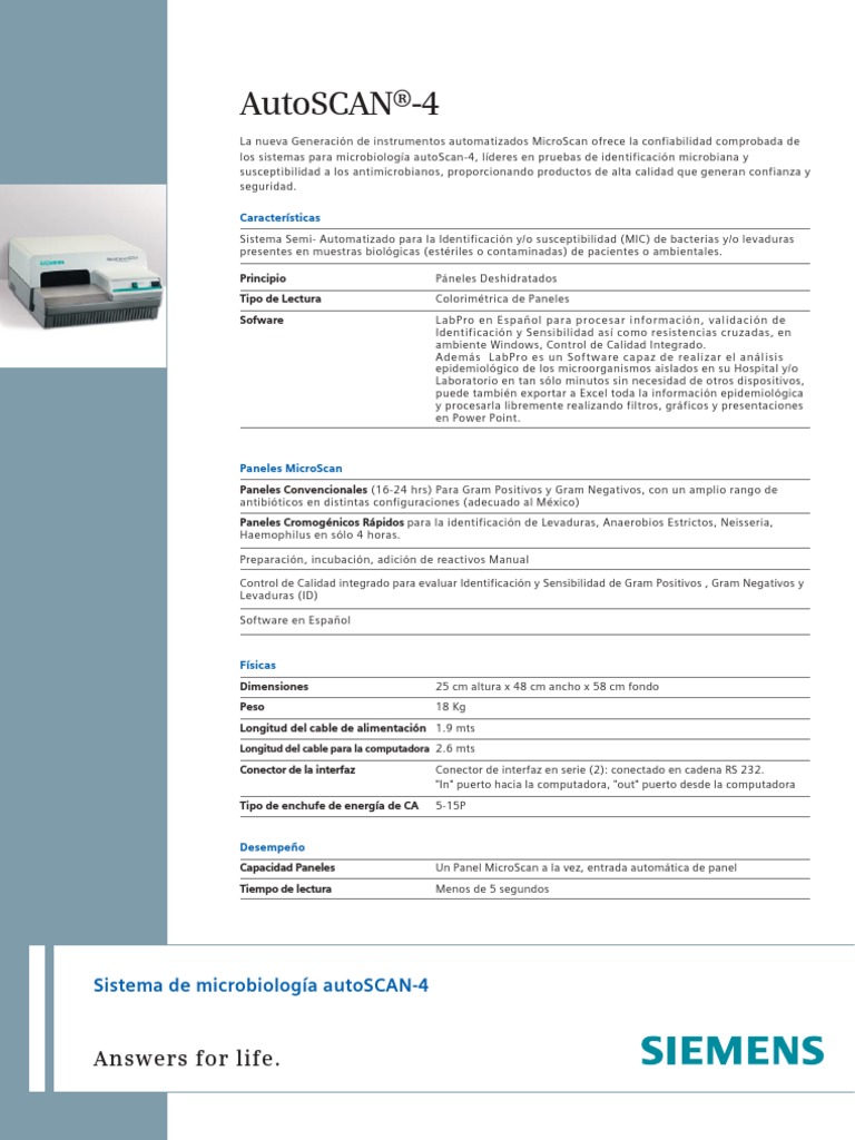 Autoscan 4 | PDF | Microbiología