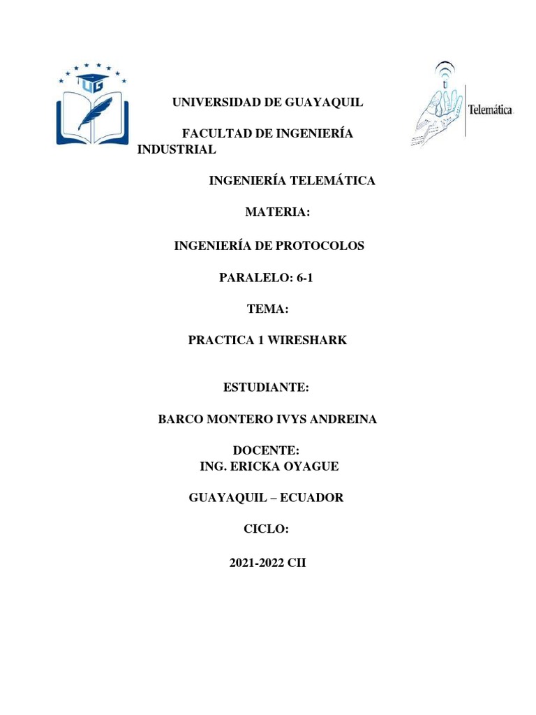 P1 Wireshark Barco Ivys | PDF