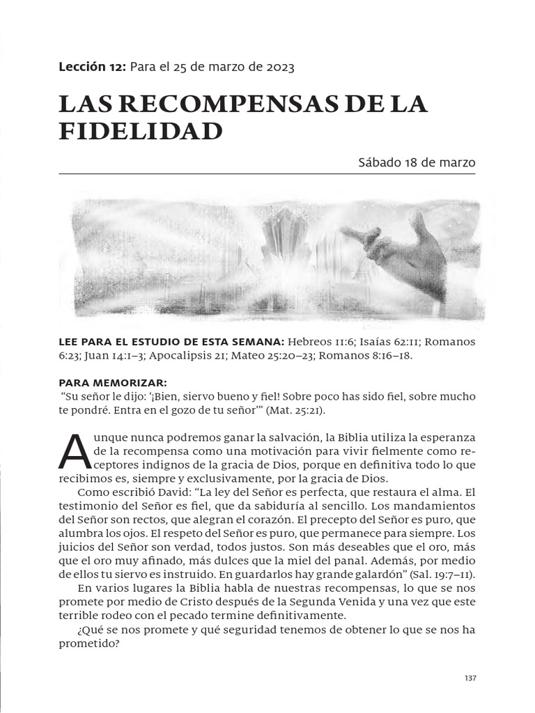 Leccion 12 | PDF | Jesús | Gracia divina