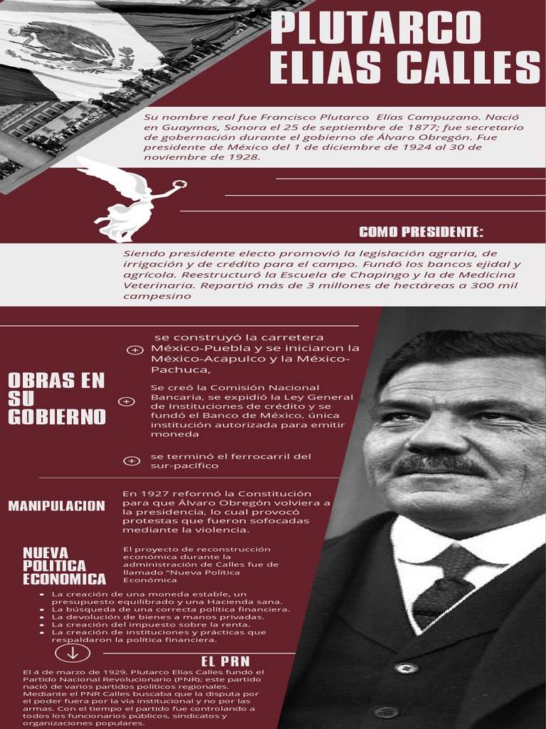 Plutarco Elías Calles | PDF | Economias | Gobierno