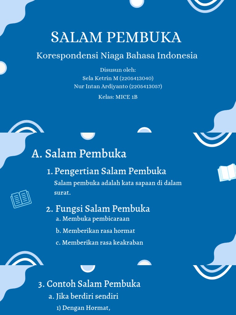 Salam Pembuka | PDF
