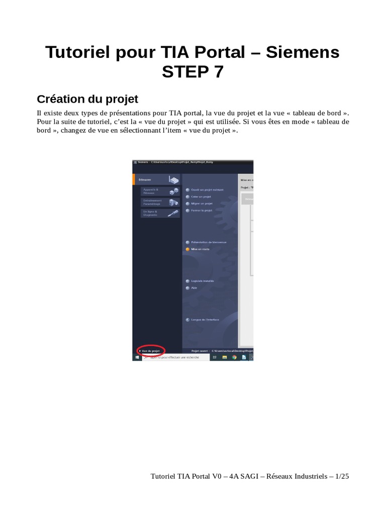 Tuto TIA PORTAL FR | PDF | Entrée/Sortie | Programmation informatique