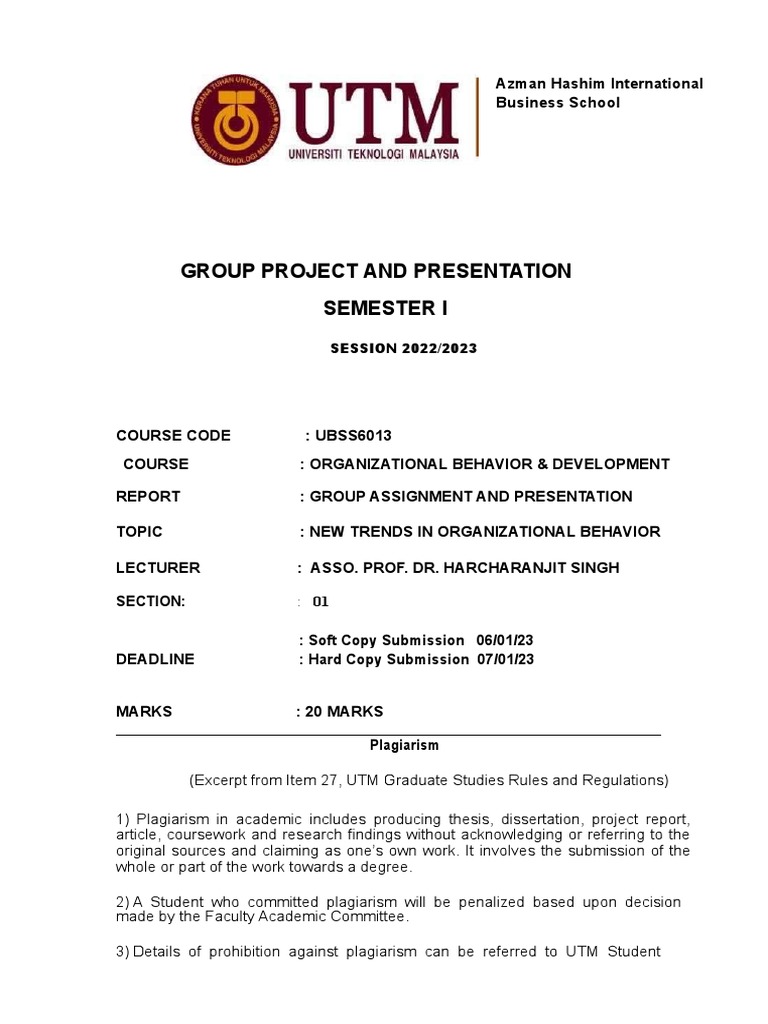 Obd Literature Group Project Pdf Thesis Plagiarism