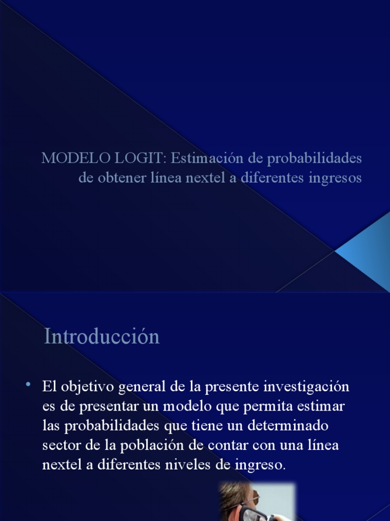 Modelo Logit | PDF | Regresión logística | Science