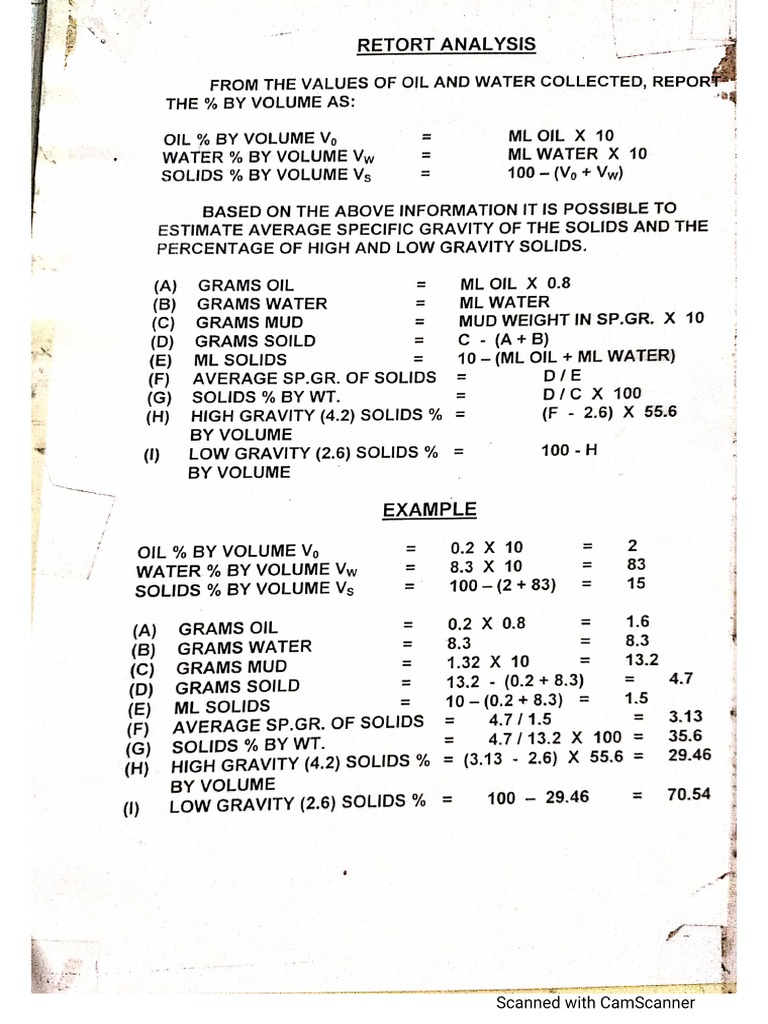 Mud Chemistry Documents | PDF