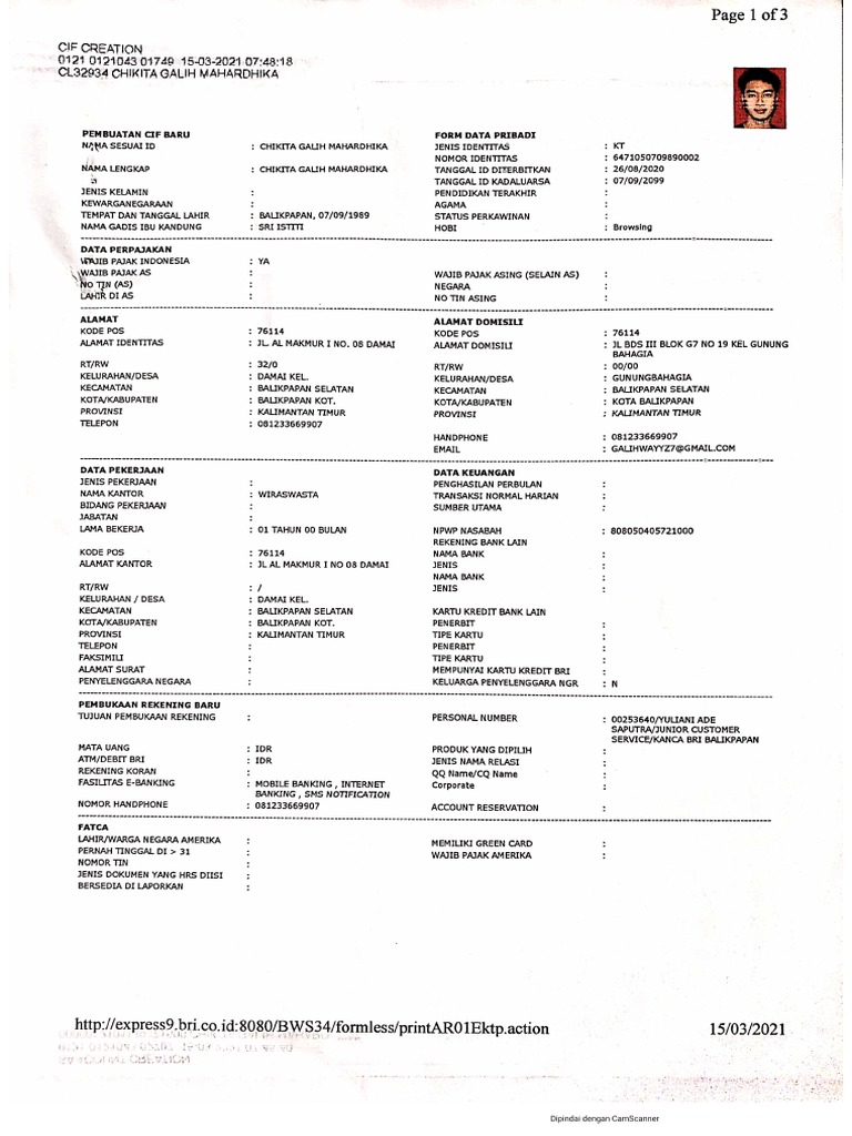 Chikita Galih Mahardika | PDF