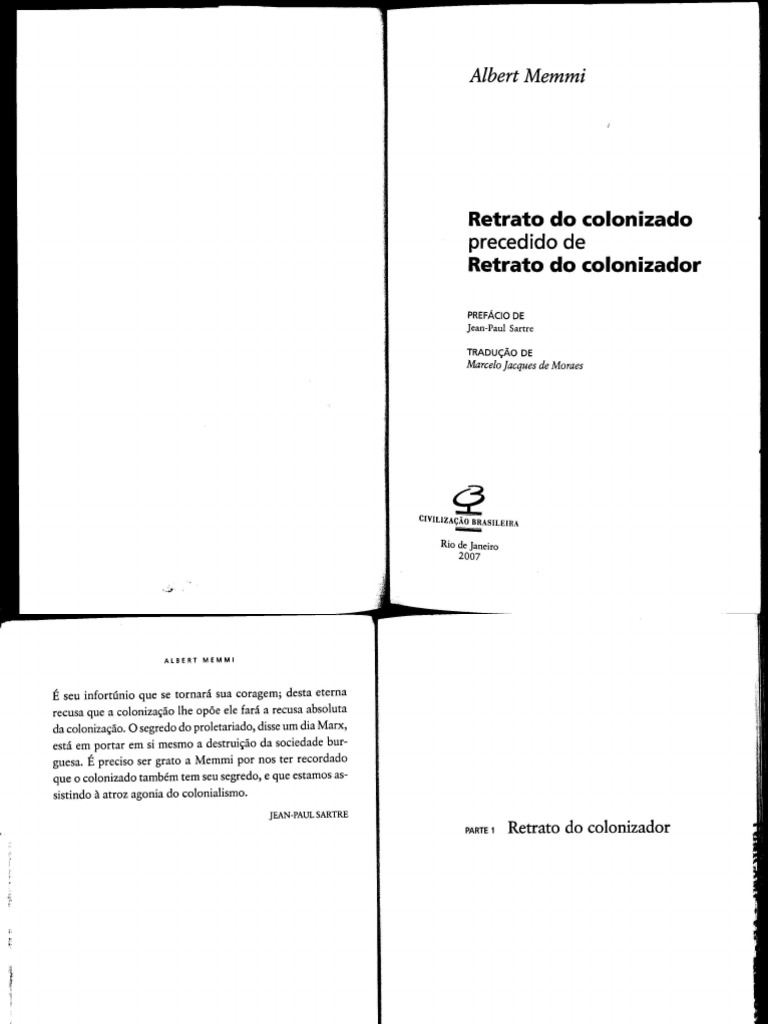 MEMMI Albert - Retrato Do Colonizado... | PDF