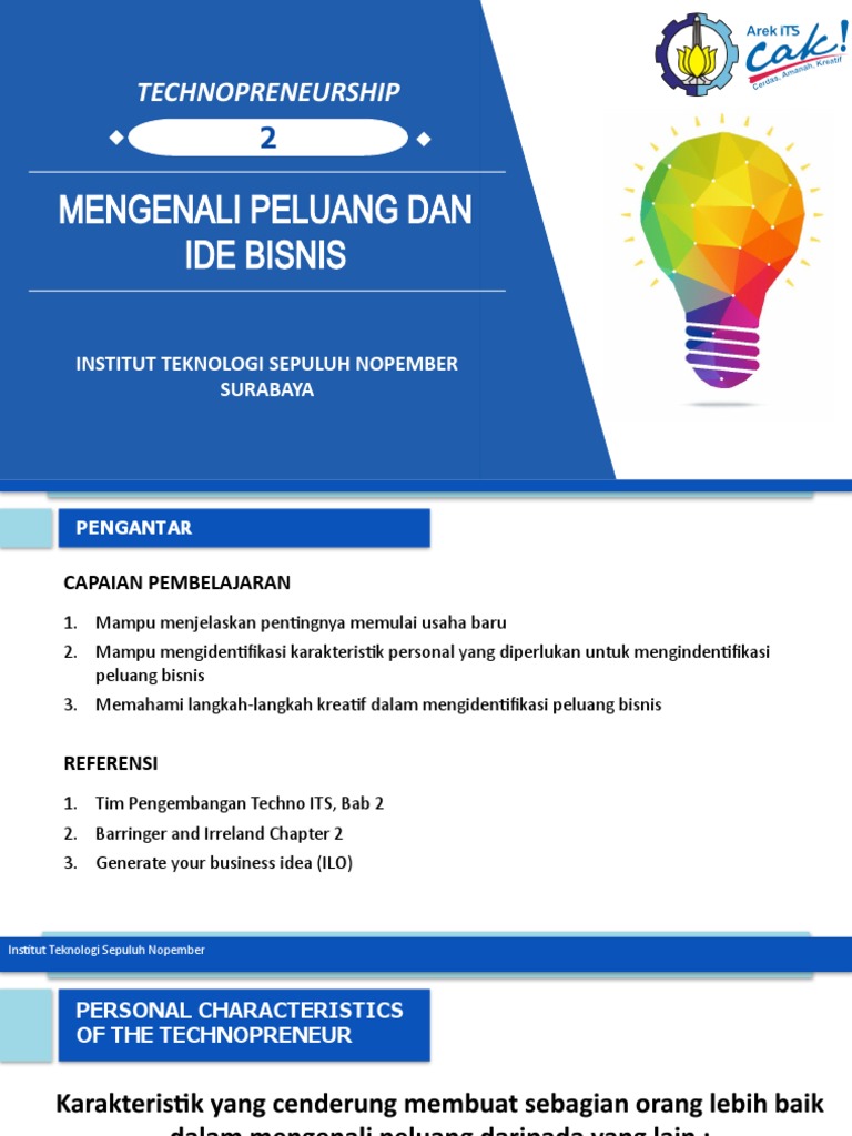 Mengidentifikasi Peluang Bisnis | PDF