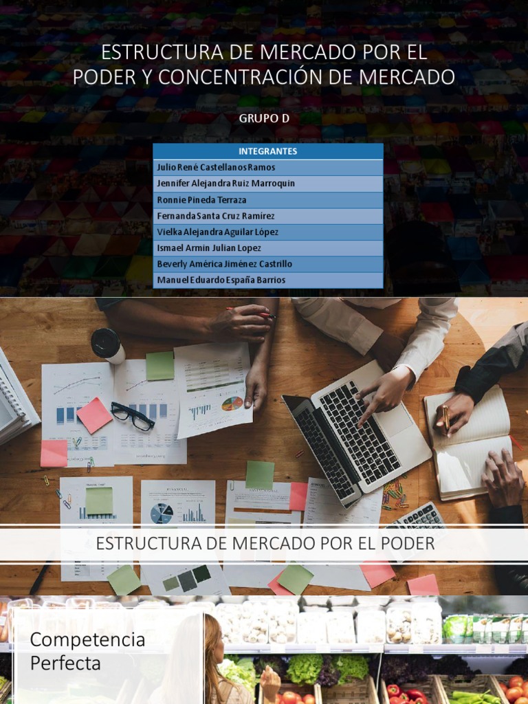 Estructura de Mercado Por Poder y Concentración | PDF | Mercado ...