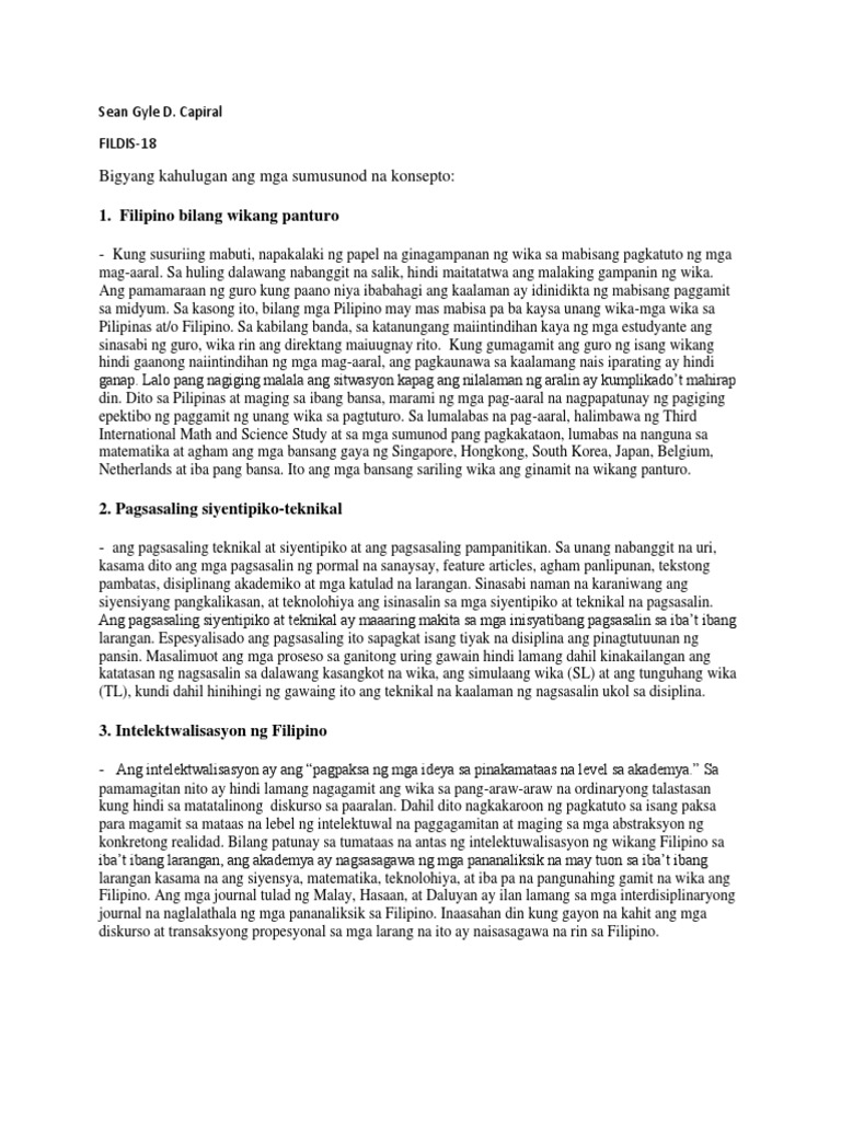 Takdang Aralin - 7 - Capiral | PDF