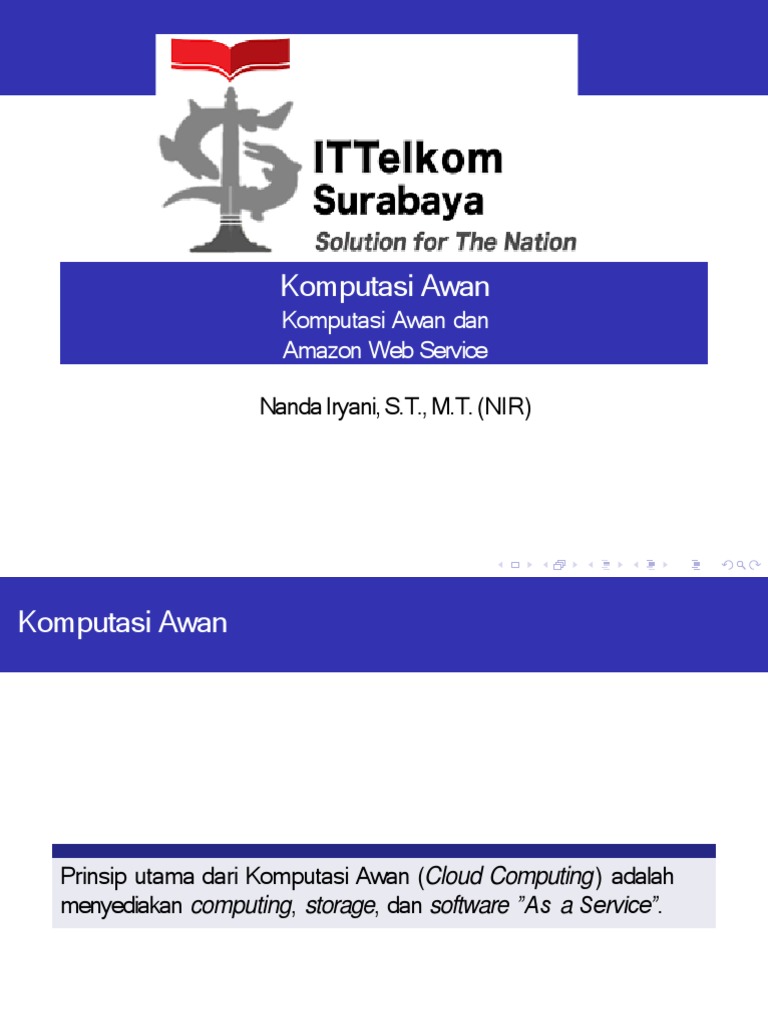 Komputasi Awan Dan AWS | PDF