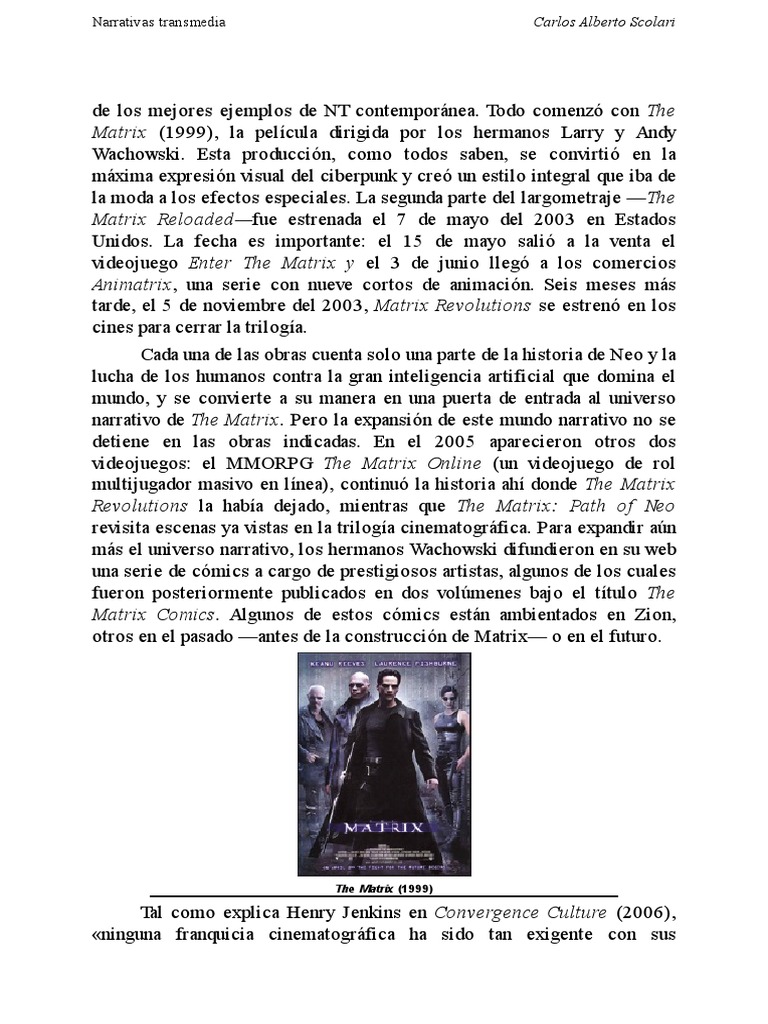 21 PDFsam 532005231-Scolari-Transmedia | PDF | Guerra de las Galaxias ... 21 PDFsam 532005231-Scolari-Transmedia | PDF | Guerra de las Galaxias ...
