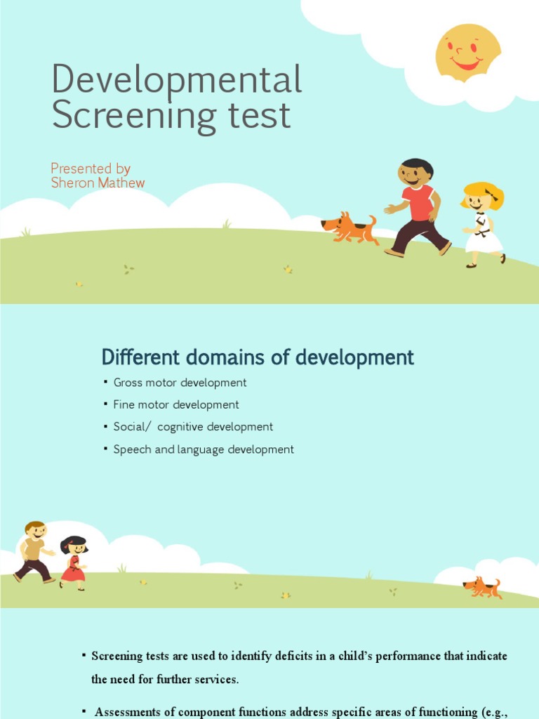 Infant Development Screening Guide | PDF | Developmental Psychology ...