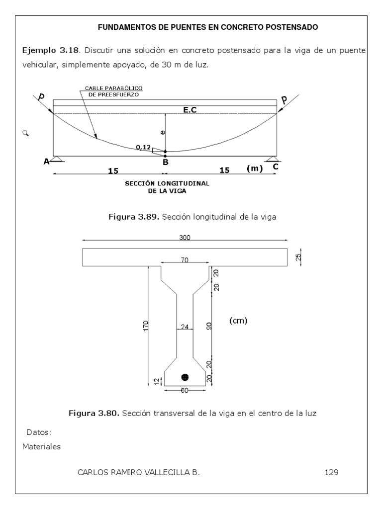 Viga de 30 M.3 | PDF | Viga (Estructura) | Ingeniería de Edificación
