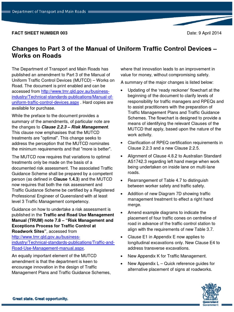 11 MUTCD Fact Sheet | PDF | Business
