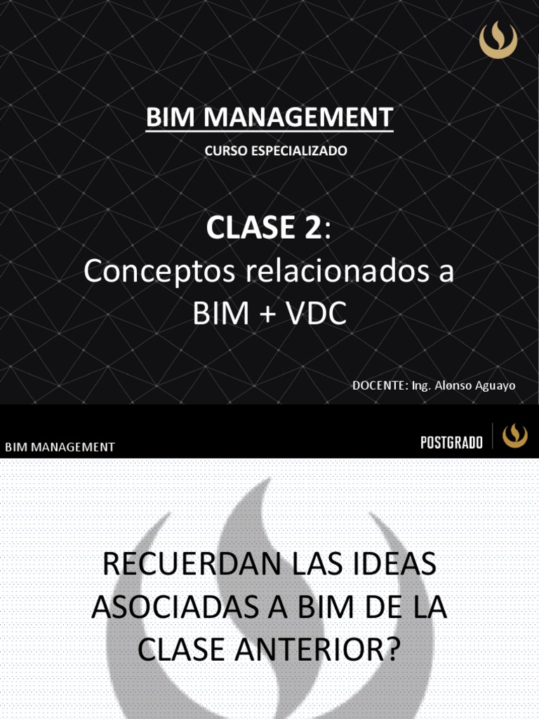 Conceptos Clave en BIM y VDC | PDF | Diseño | Información