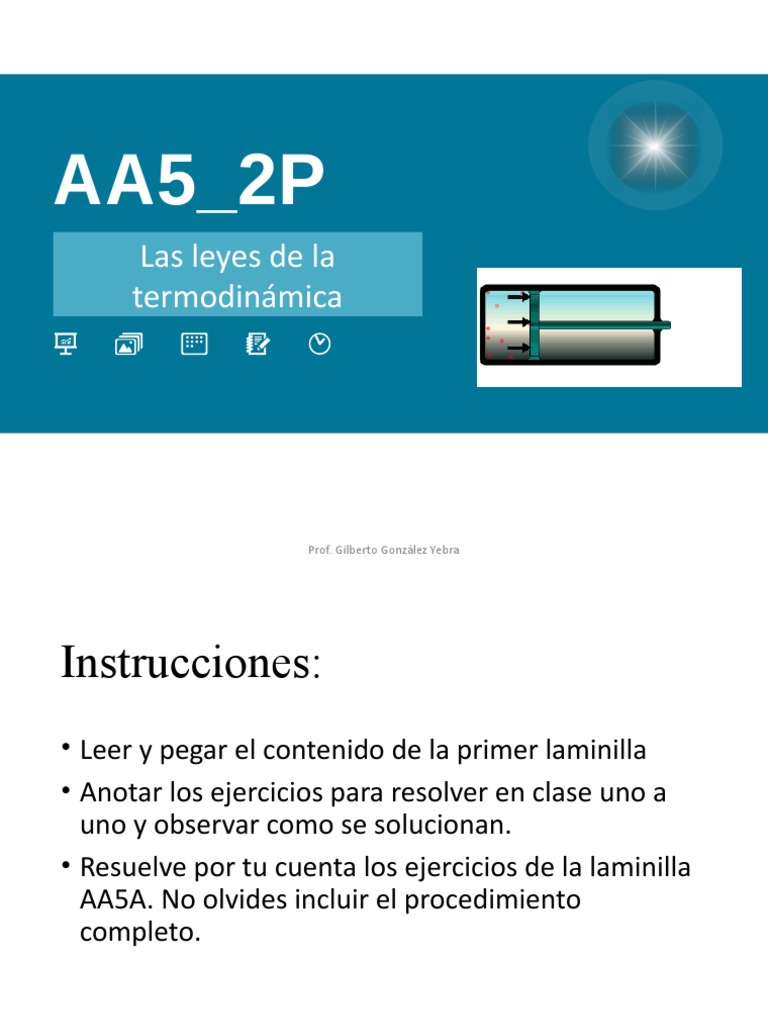 AA5 2p Leyes Termodi 2021 | PDF | Calor | Termodinámica