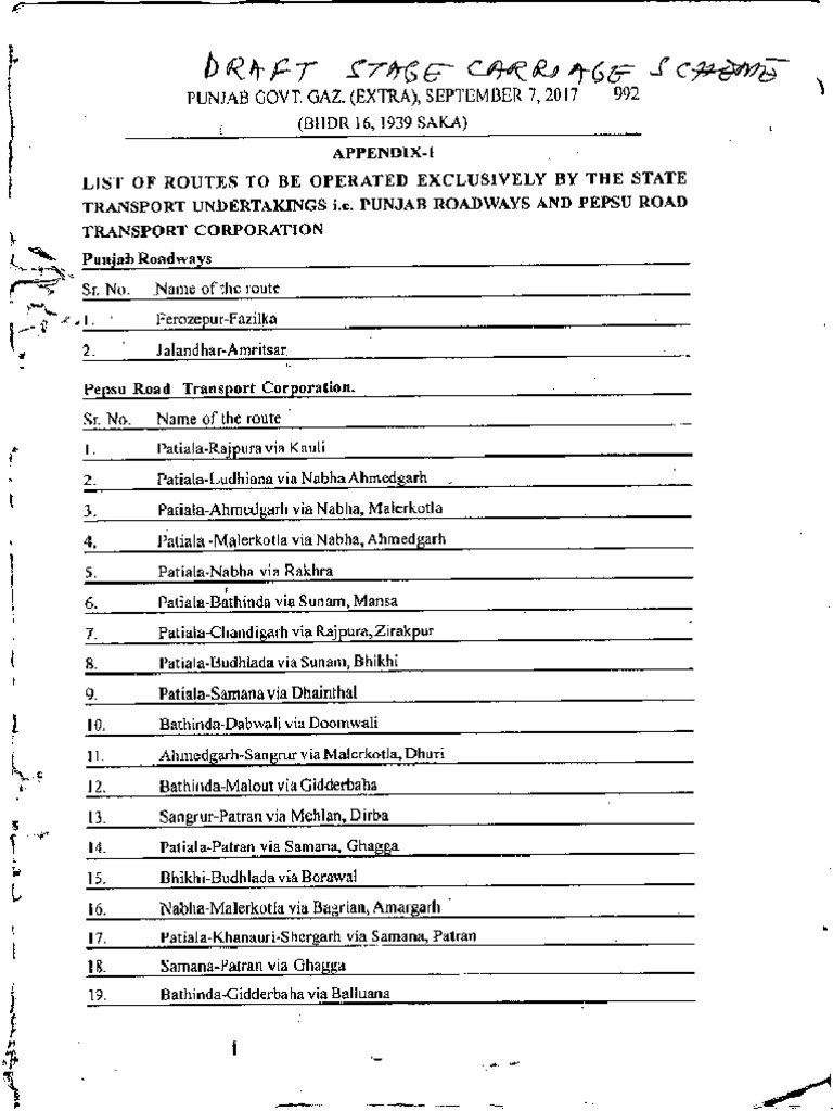 Route List | PDF