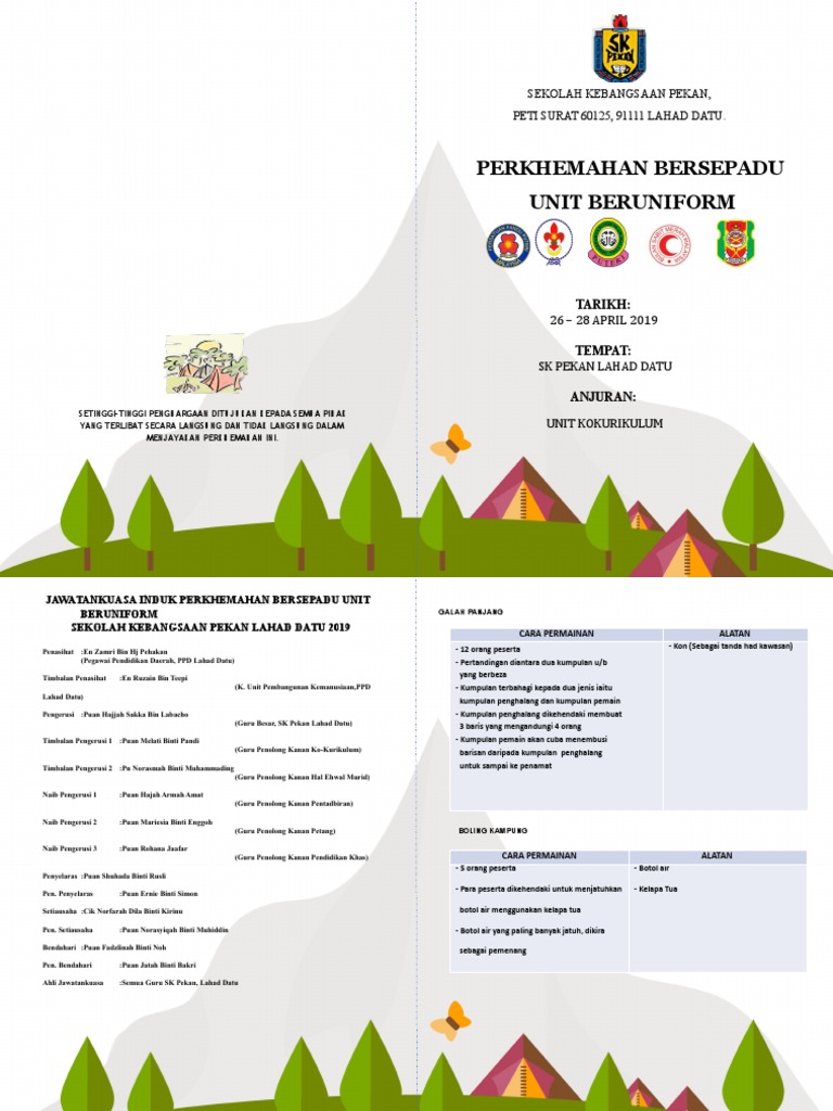 Buku Program Perkhemahan | PDF