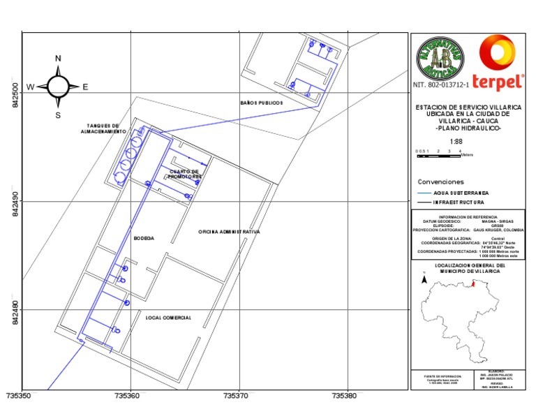 2.plano Hidrosanitario 2 Eds Villarica | PDF | Ciencias de la Tierra ...