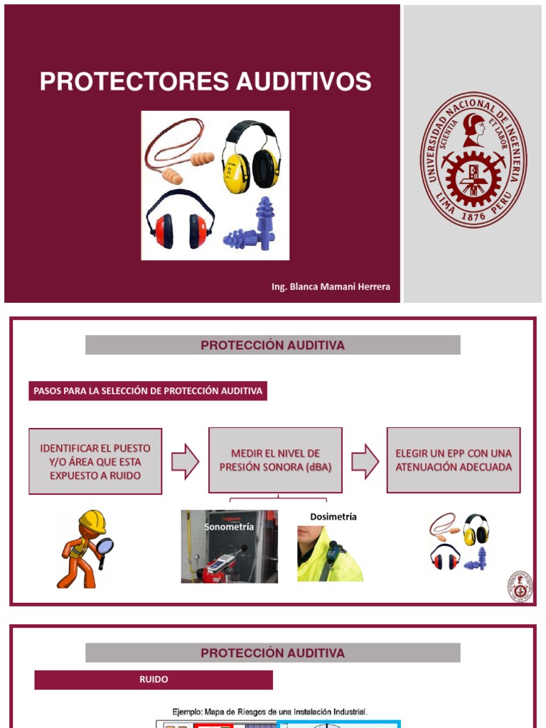 Protección Auditiva | PDF | Sonido | ruido