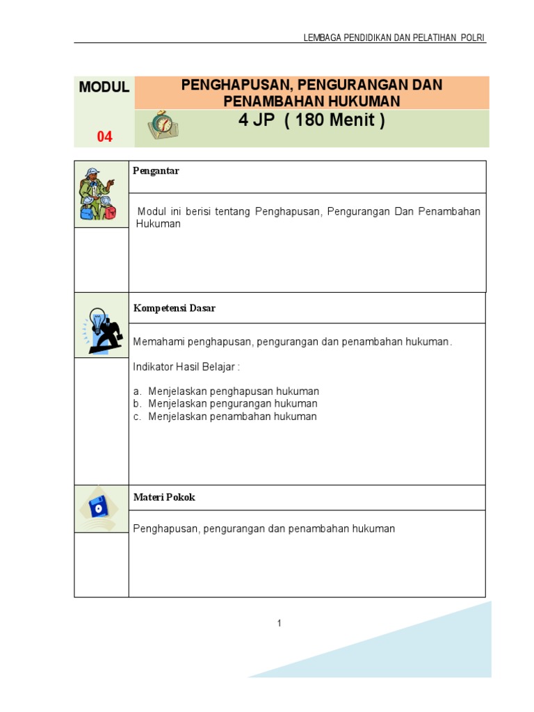 Modul 04 Kuhp | PDF | Hukum