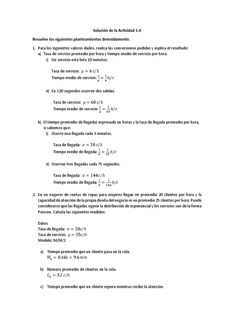 Actividad 1.4 Resuelto | PDF