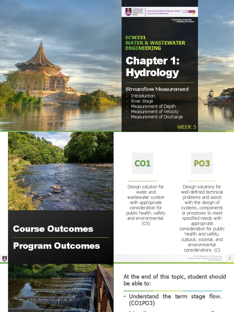 WK5 Streamflow 20224 | PDF | Discharge (Hydrology) | River