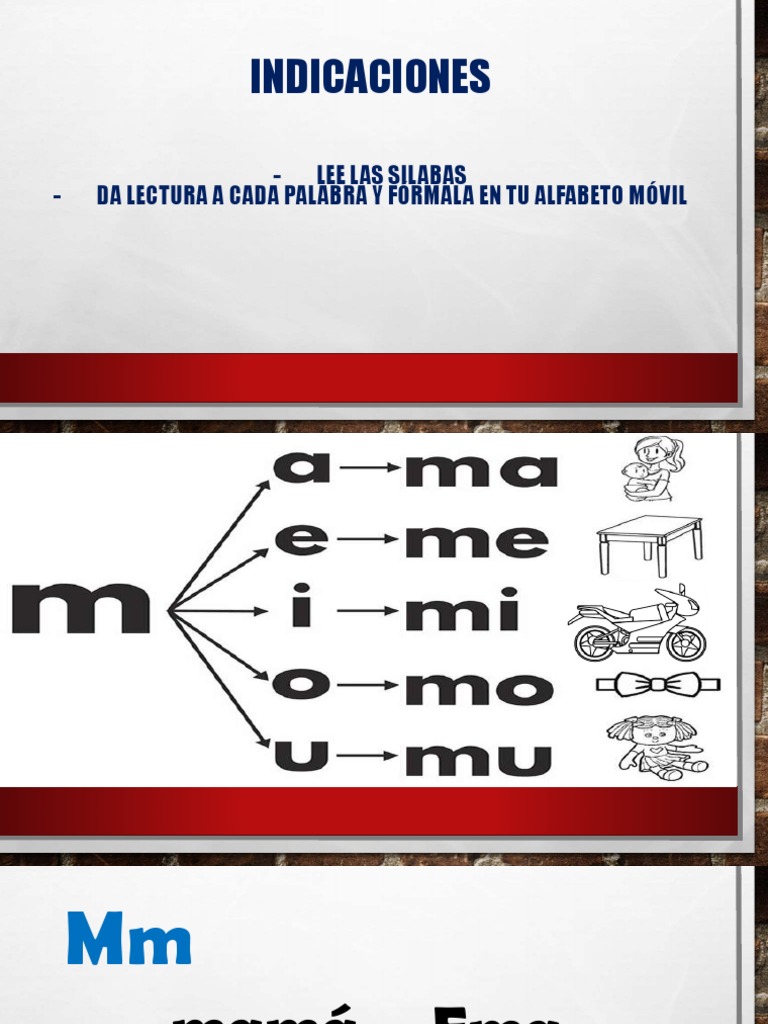 Lectura Con La Letra M | PDF