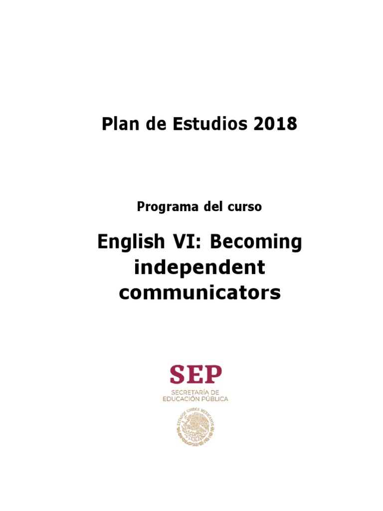 Inglés Vi Convertirse en Comunicadores Independientes | PDF